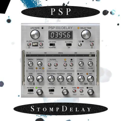 PSP Audioware PSP stompFilter Modulation, Filter, and Gain | Reverb