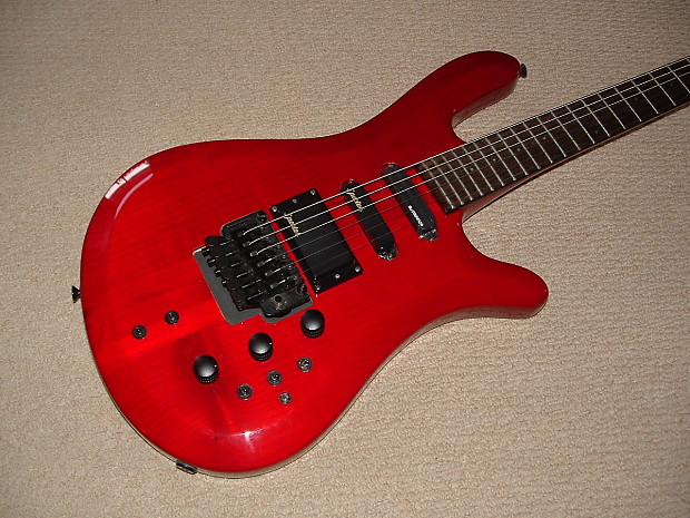 Spector NS-6 Kramer Era 1988 Trans Red Factory Sustainiac | Reverb