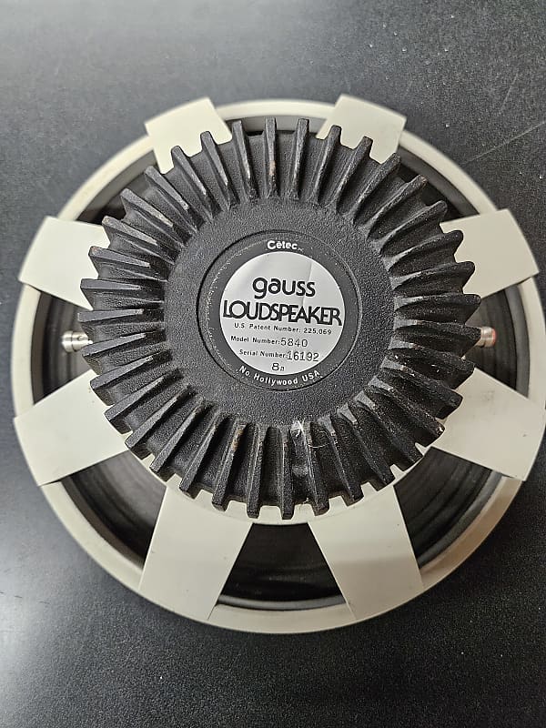 Gauss Model 5840 Vintage 15" 8 ohm | Reverb
