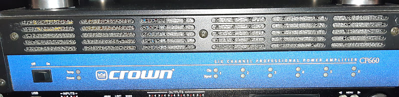 Crown CP660 6-Channel Power Amplifire | Reverb
