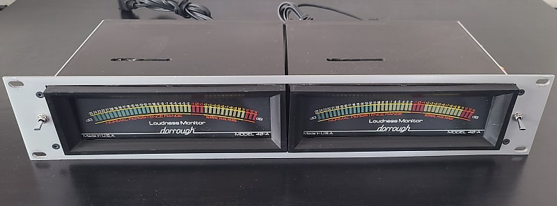 Dorrough Analog Loudness Meters Model 40-A Rack Mounted | Reverb