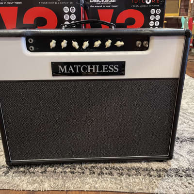 Matchless DC-30 2x12 Combo Black/White/Silver - Demo | Reverb