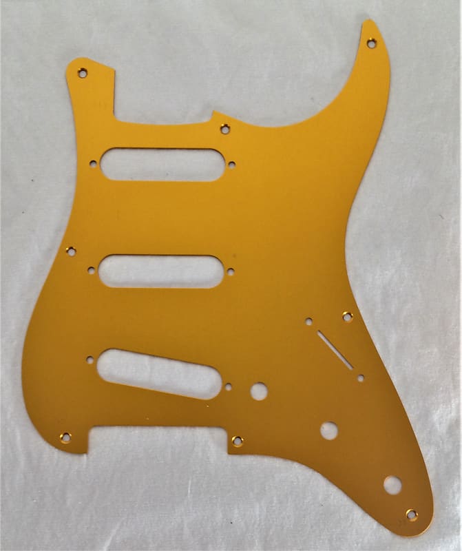 Warmoth Anodized Brushed Aluminum Pickguard for Stratocaster | Reverb