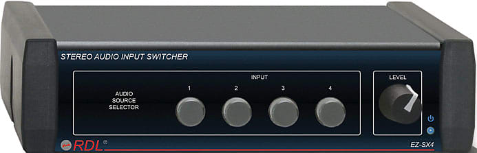 RDL EZ-SX4-RST-01 Stereo Audio Input Switcher, 4X1 | Reverb