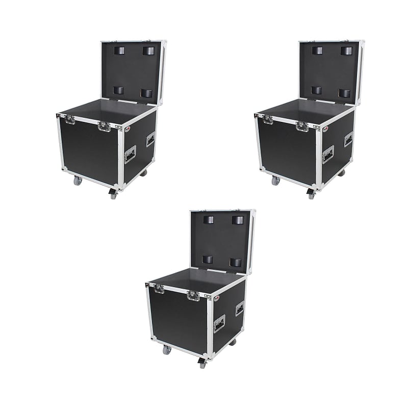 3 PROX ATA Utility Road Case w/ Wheels Truck Pack - for | Reverb