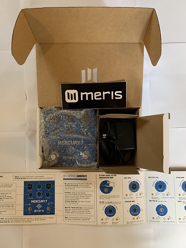 Meris Mercury 7 Reverb (Original box with instructions). | Reverb UK