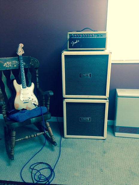 Fender Crate Super 60 Custom Head Crate 2x12 And 4x10 Cabs | Reverb