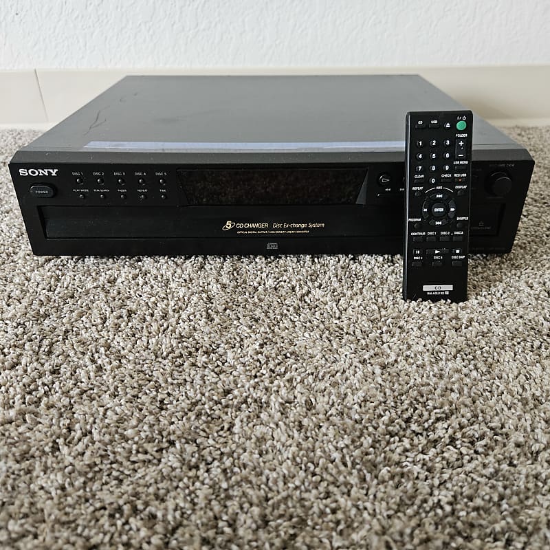 Sony CDP-CE275 5 Disc CD Player w/ Remote | Reverb