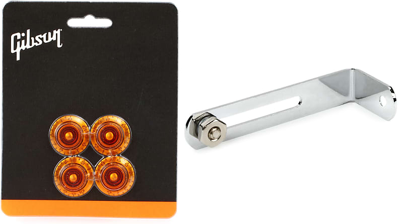 Gibson Accessories Top Hat Knobs 4-pack - Vintage Amber | Reverb