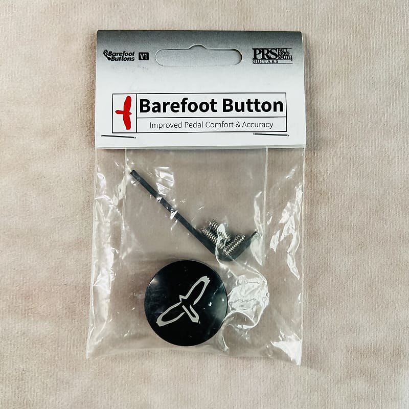 PRS Barefoot Button 3/8" Effects Pedal Switch - Black | Reverb