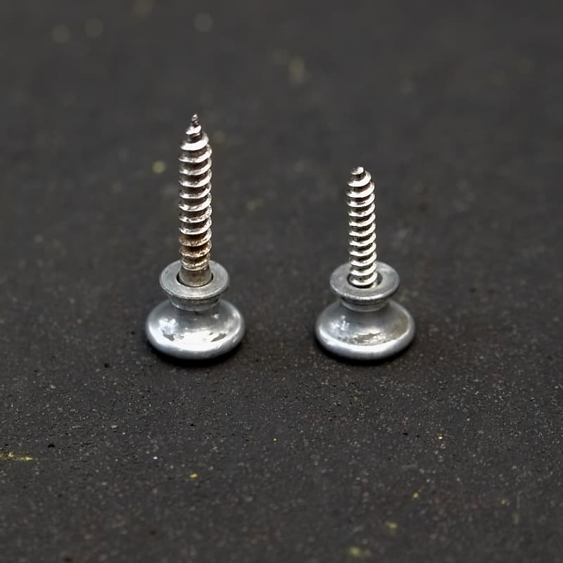 Gibson Vintage 1970's Gibson Strap Buttons With Screws ES SG | Reverb