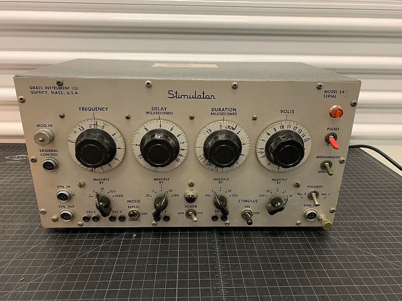 Grass Instrument Co Vacuum Tube Powered Muscle Stimulator | Reverb