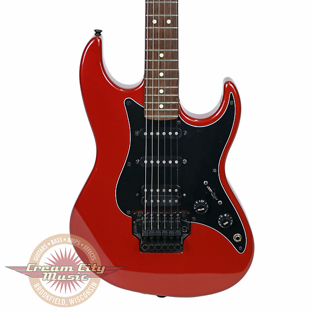 1991 Fender Prodigy Electric Guitar in Metallic Red Finish | Reverb UK