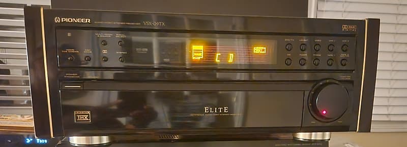 Pioneer Vintage Pioneer Elite VSX-09TX Flagship Receiver, 90s | Reverb