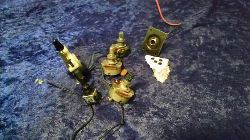 1980s Kramer Focus F-6000 Wiring harness. | Reverb