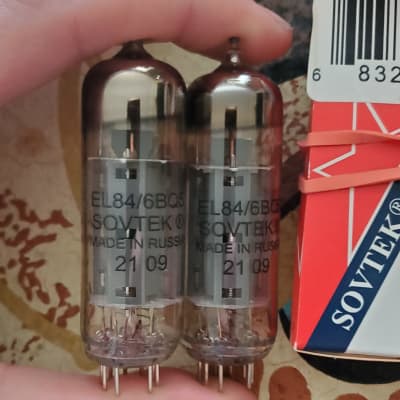 Amperex El84 1958 Matched Twin Set. | Reverb