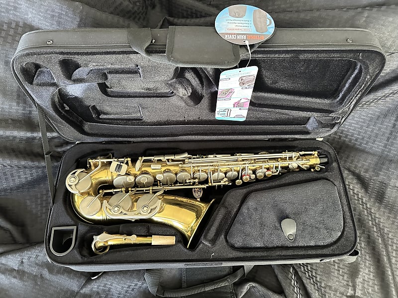 B&S Blue Label Alto Saxophone - Very Good Condition Blue | Reverb