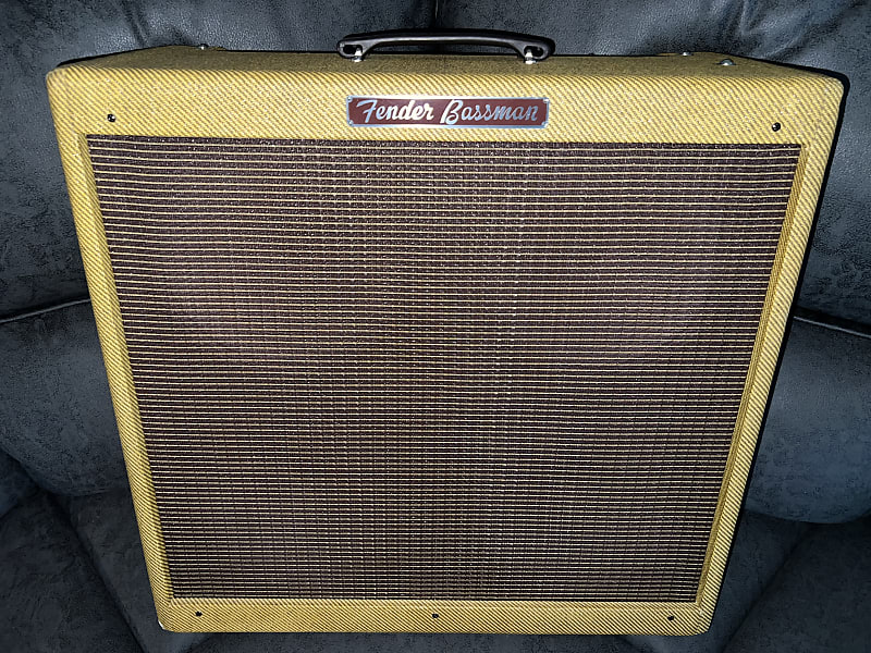 Fender Hand-Wired Tweed Bassman 4 x 10” Tube Combo Amp | Reverb