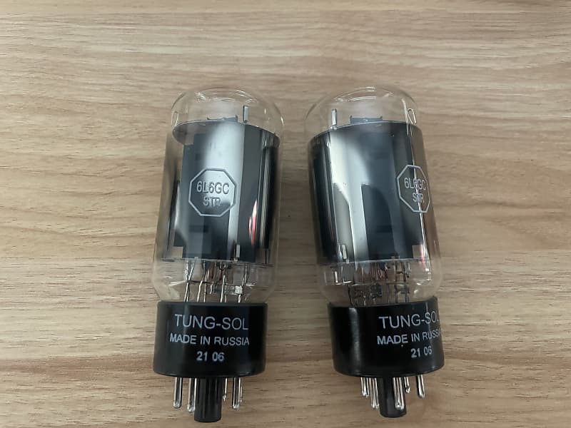 Tung Sol 6L6 GC STR - matched pair - new | Reverb