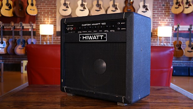 Hiwatt Custom 100 Combo SA112 1978 Black | Reverb