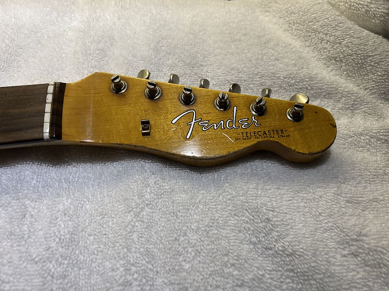 1963 Fender Telecaster custom shop relic neck and tuners | Reverb