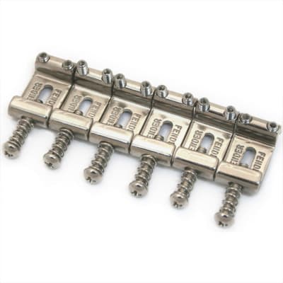 Fender American Vintage Stratocaster Bridge Saddles, Set of | Reverb