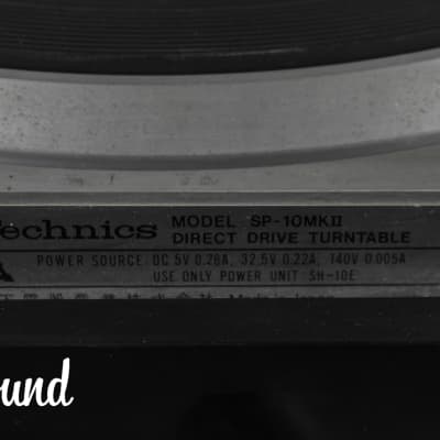 Technics SP-10 MK2 Direct Drive Turntable w/SME 3009-R | Reverb