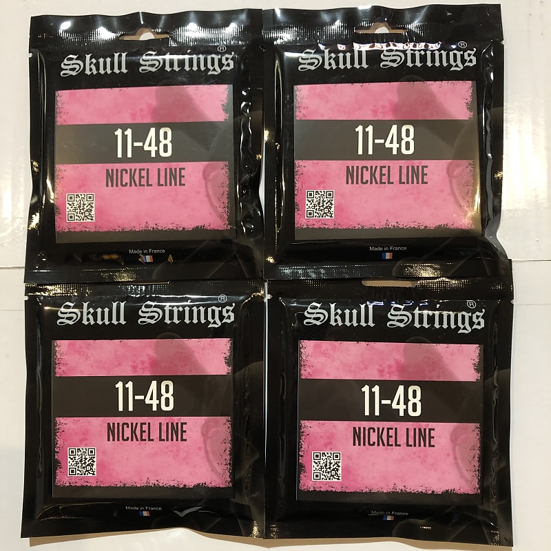 Skull Strings Nickel Line Standard Electric Guitar Strings | Reverb