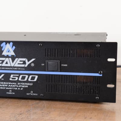 Peavey PV 500 Two-Channel Power Amplifier (church owned) | Reverb