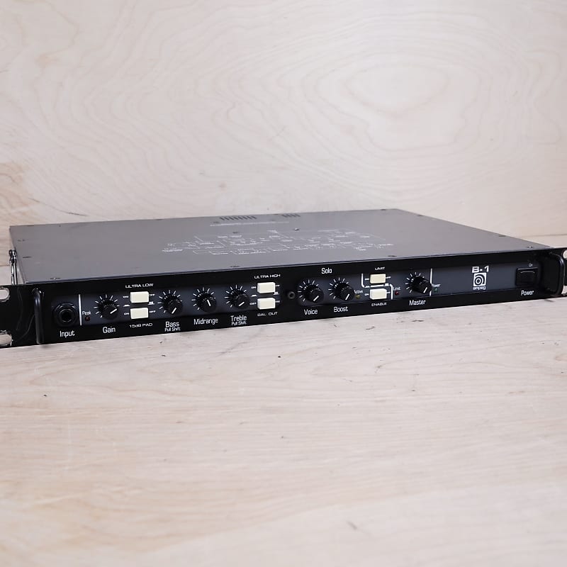 Ampeg B-1R 150-Watt Rackmount Bass Head Amplifier | Reverb Australia