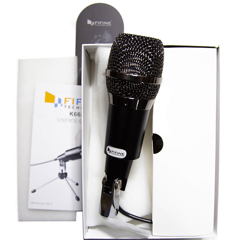FiFine USB Condenser Microphone K668 Windows Mac Zoom Podcast | Reverb
