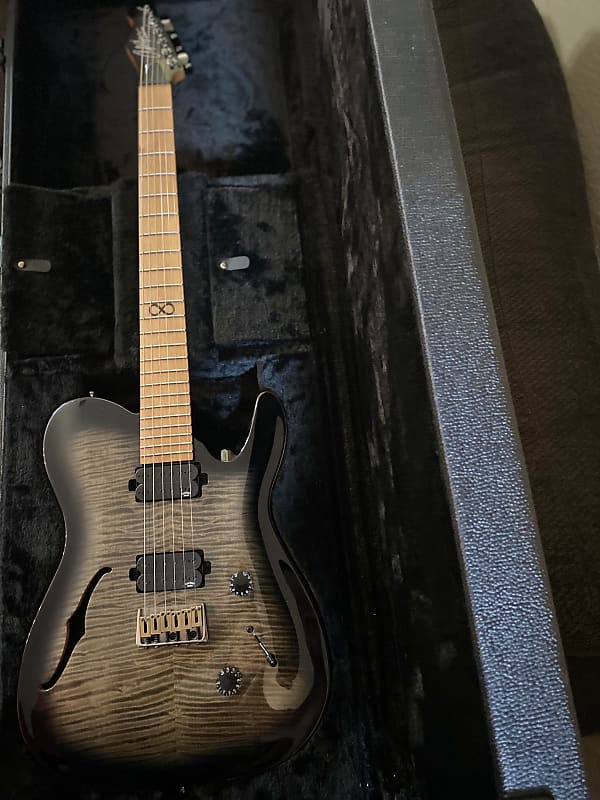 Chapman ML3 Pro Traditional Semi Hollow 2020 Obsidian Burst | Reverb