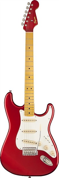 Squier FSR Classic Vibe 50's Stratocaster Candy Apple Red | Reverb