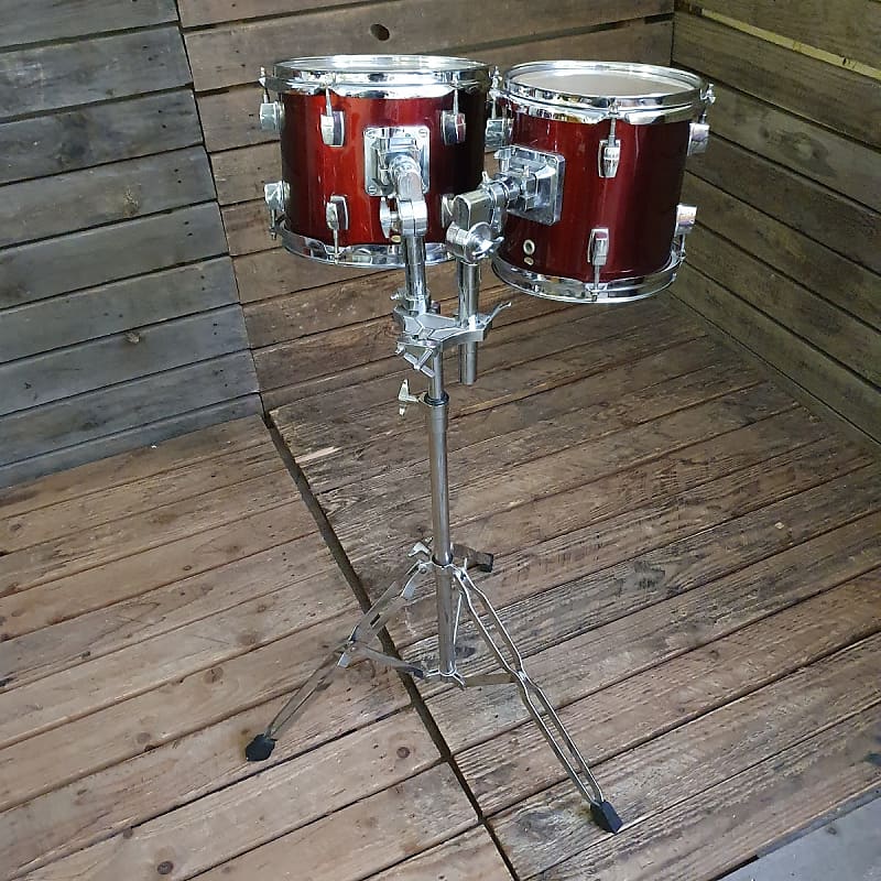 8" And 10" Red Tom Drum Add On Pack RED, Stagg With Stand | Reverb