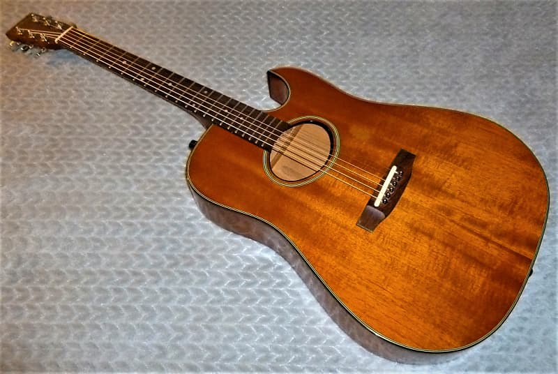 SIGMA Martin SE-19 NICE Vintage '80s Cutaway Acoustic | Reverb