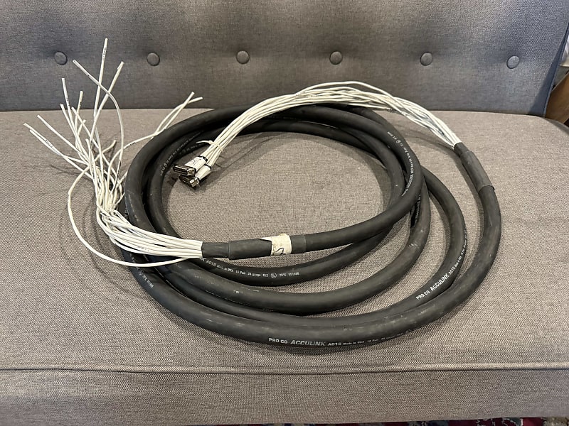 DB25 Studio Snakes (Prolink, Vintage King, JumperZ) (Lot of | Reverb