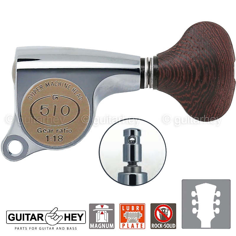 NEW Gotoh SGS510Z-TS5 MG L3+R3 Set Mini Locking Tuners 1:18 | Reverb