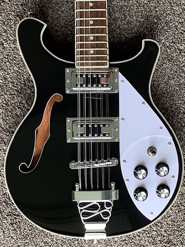 Harley Benton RB-612BK 12 String Electric Guitar | Reverb