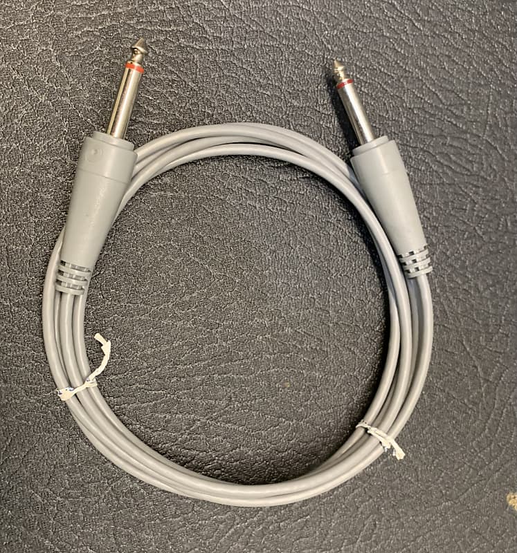 Late 1960’s Fender grey instrument cable N.O.S. With original | Reverb