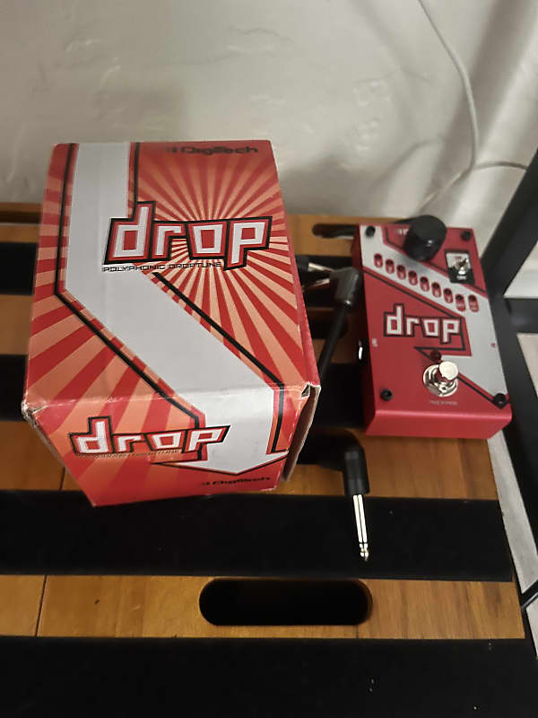 DigiTech Drop Compact Polyphonic Pitch-Shifter 2010s - Red | Reverb