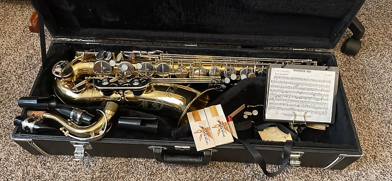Rico Tenor Saxophone Early to mid 80s - Brass | Reverb