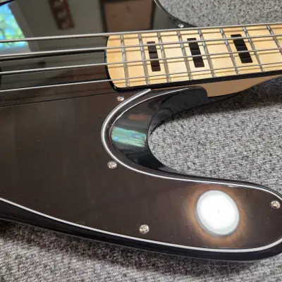 C Stroh Custom Handbuilt "P-bird" Style Bass 2022 Nitro Black | Reverb