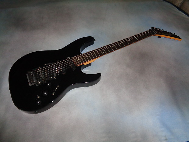 Kramer 610 Pacer Custom II 1988 Black | Reverb
