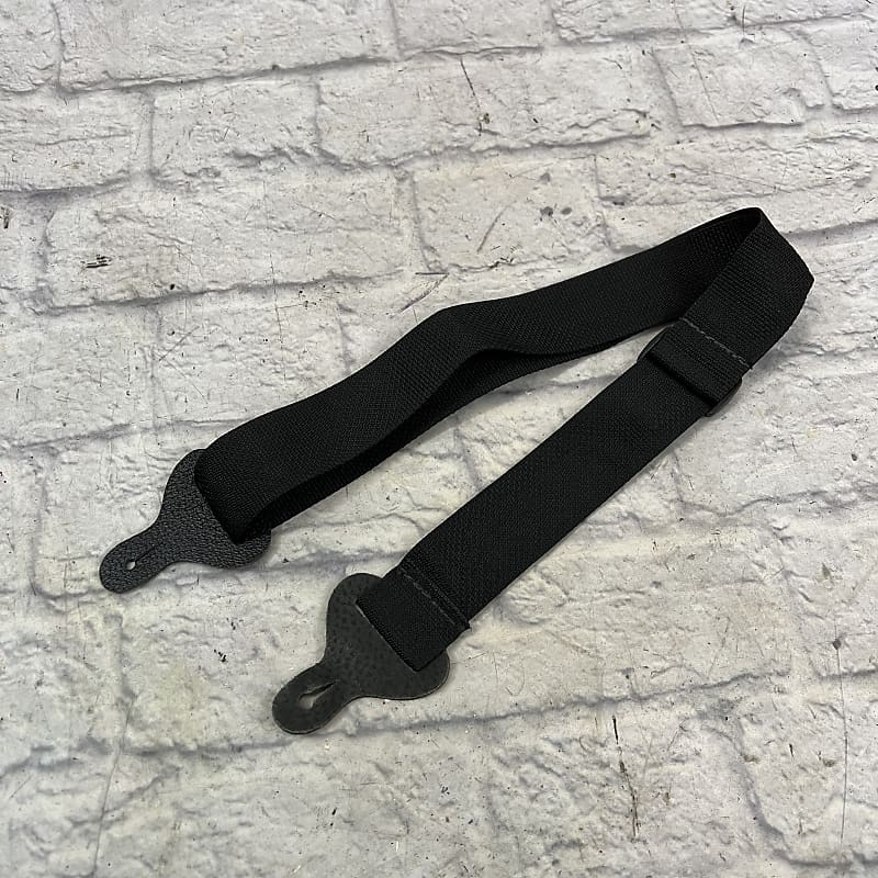 Unknown Black Nylon Guitar Strap | Reverb