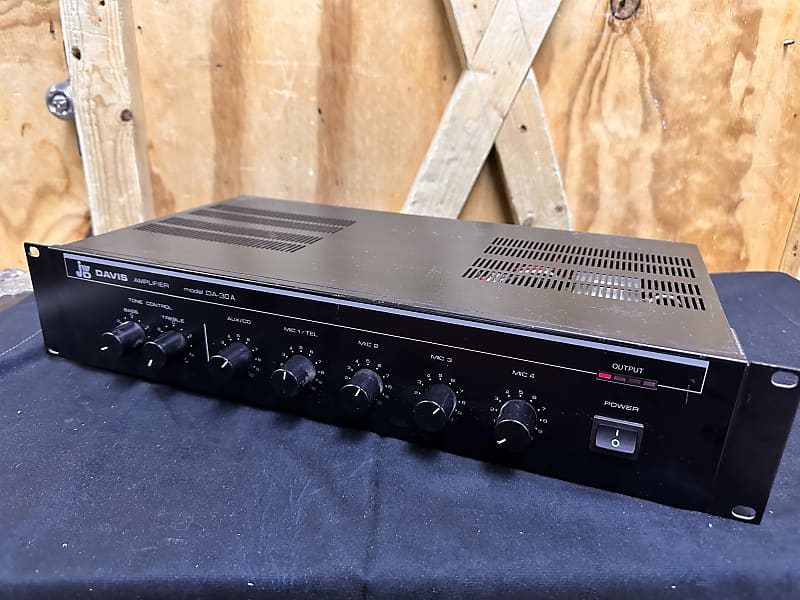 JW Davis DA-30A Public Address Power Amplifier | Reverb