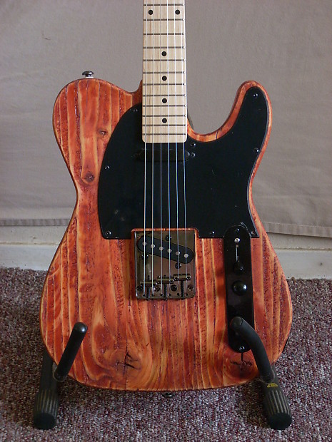 Custom Built Barn Red Tele Style Barncaster 2017 Maple Neck & | Reverb