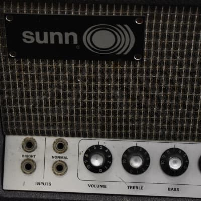 1970s Sunn 2000s 120w Tube Bass Guitar Amplifier Head | Reverb