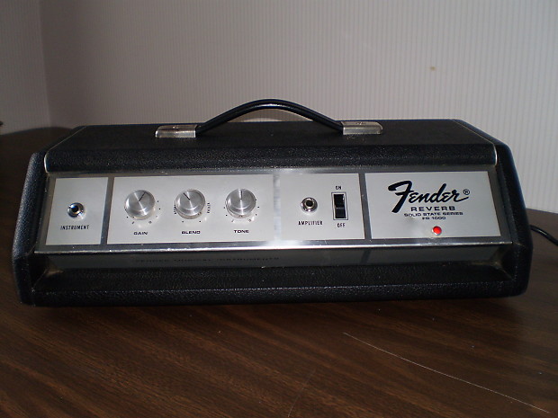 1968 Fender Reverb Unit Model FR 1000 Solid State Series | Reverb