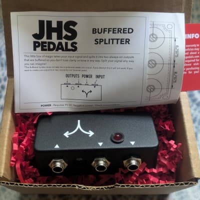 Fuzzlord Effects Buffered Ouija ABY Splitter 2017 Black & | Reverb