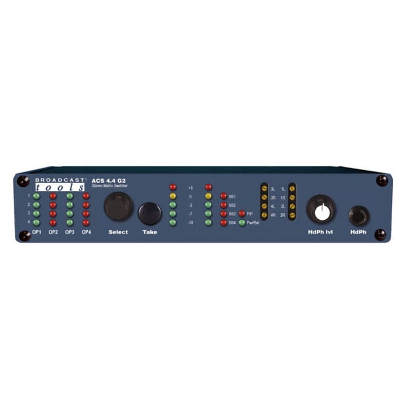 Broadcast Tools ACS4.4 G2 Analog Stereo Audio Matrix Switcher | Reverb